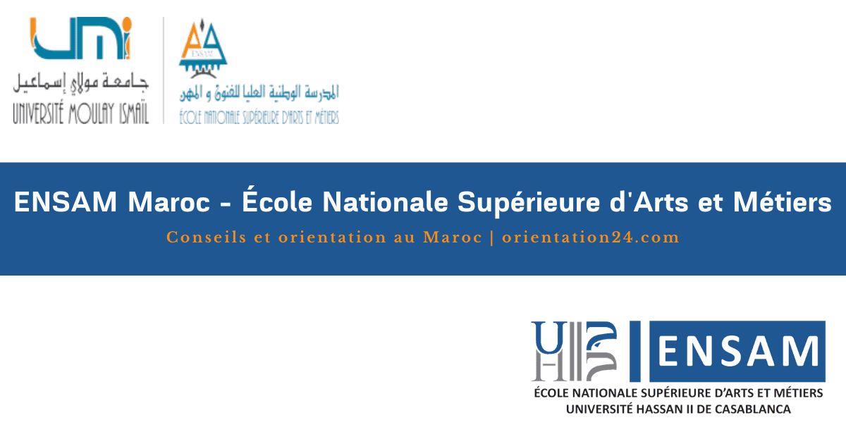ENSAM Maroc - École Nationale Supérieure d'Arts et Métiers